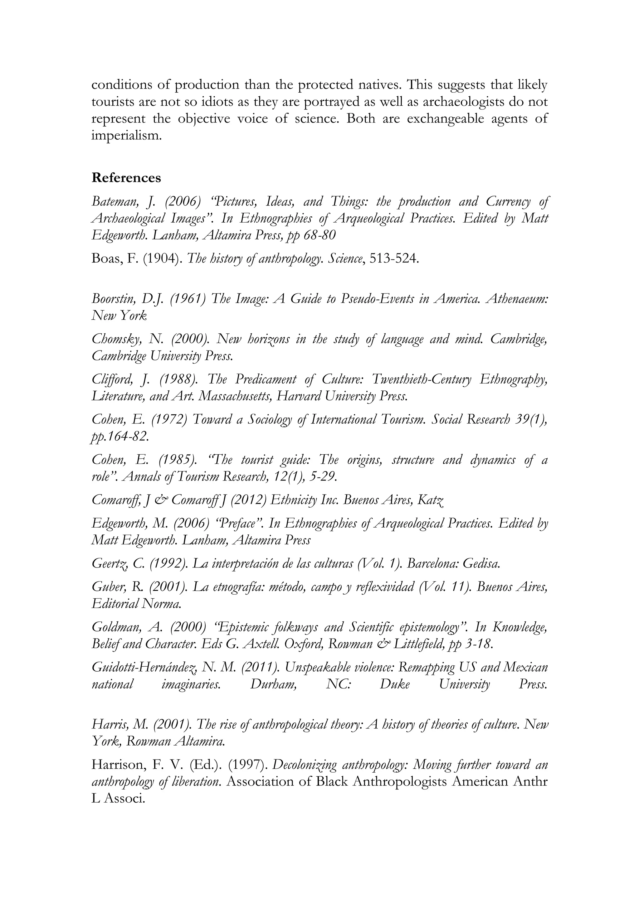 Commonalities between archeology and tourism | PDF