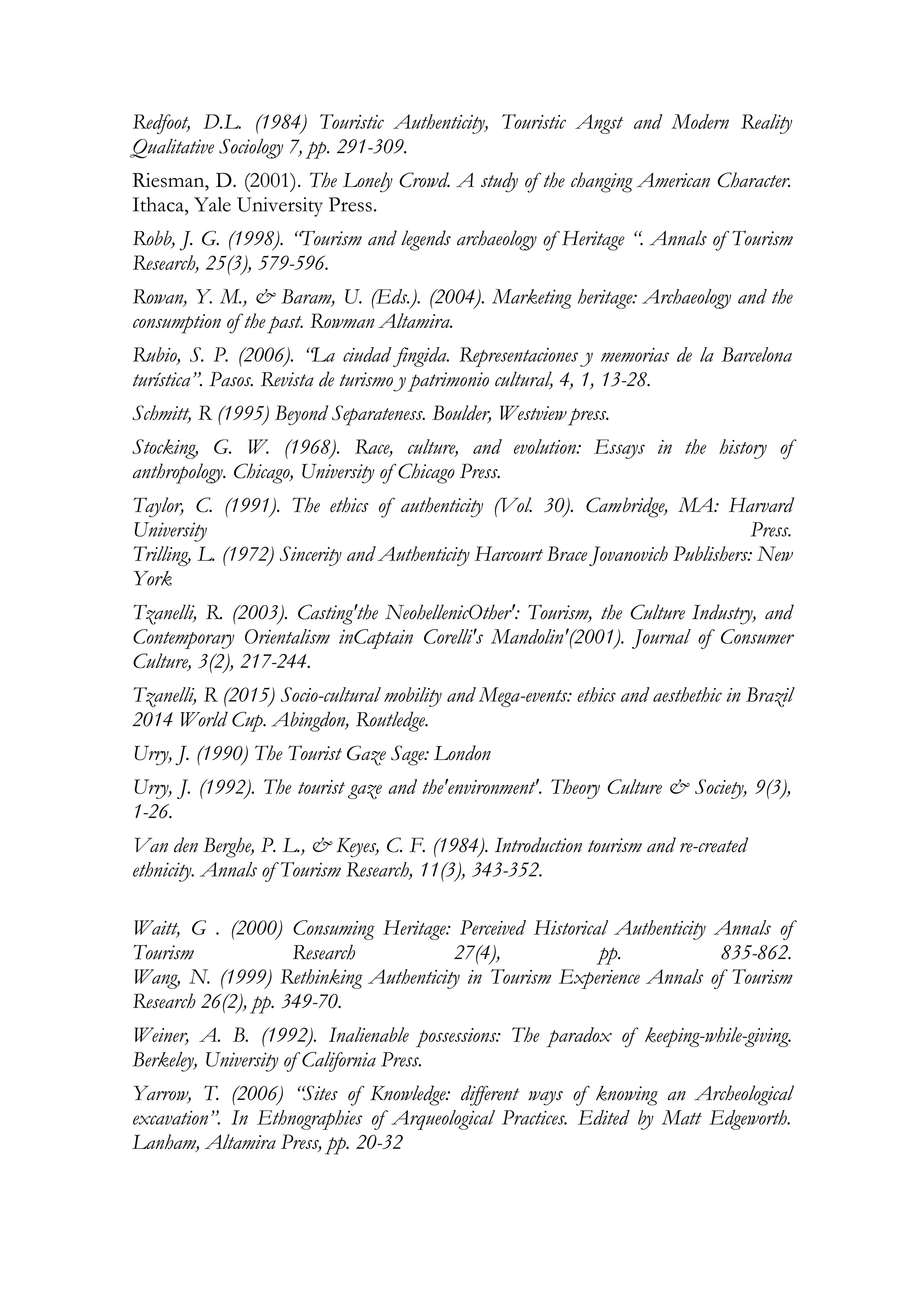 Commonalities between archeology and tourism | PDF