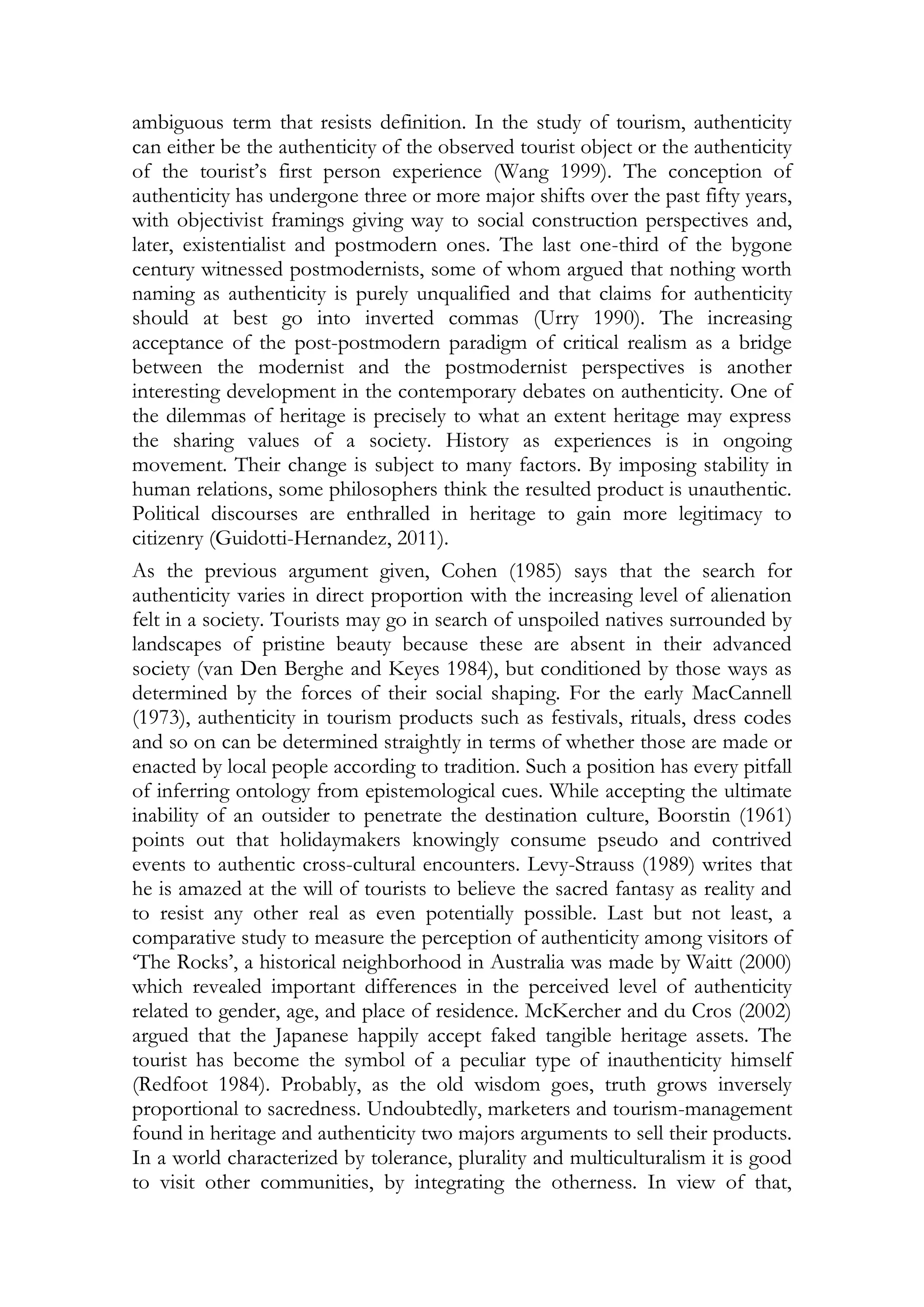 Commonalities between archeology and tourism | PDF