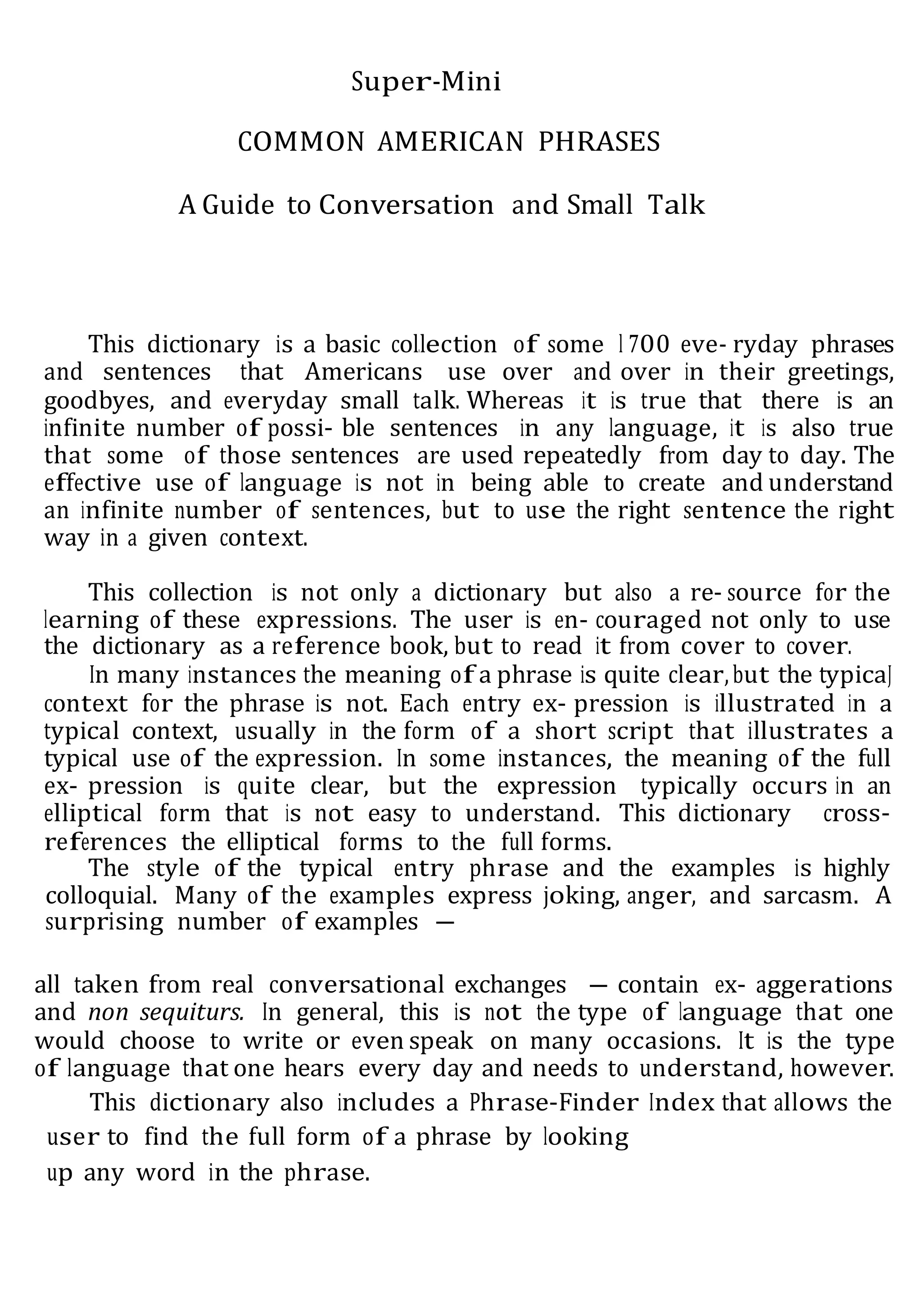 Common american phrases | DOCX