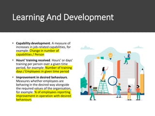 Common analysis measures used in human resources management | PPT