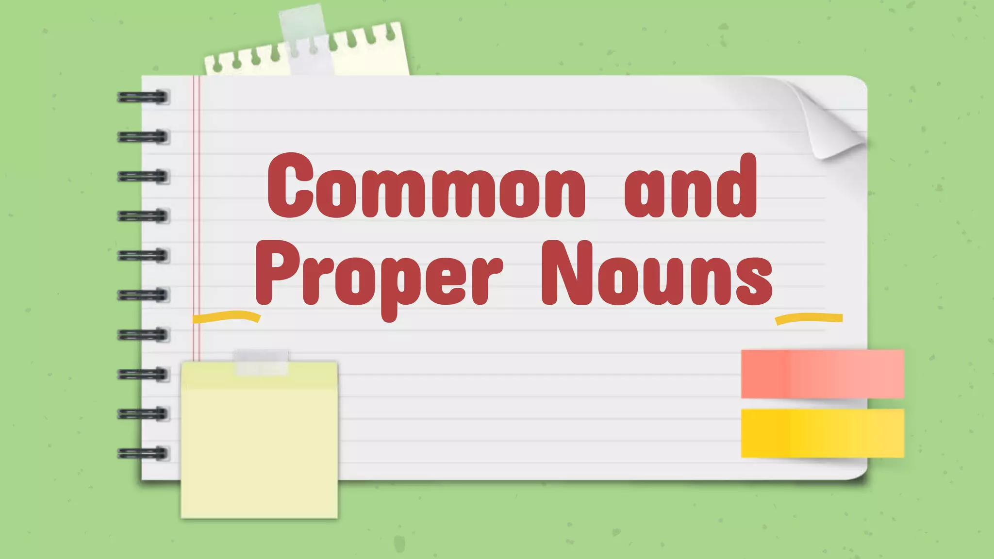COMMON AND PROPER NOUNS - GRADE 2 | PPTX