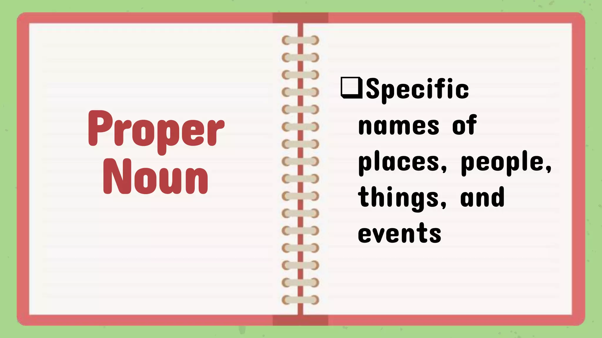 COMMON AND PROPER NOUNS - GRADE 2 | PPTX