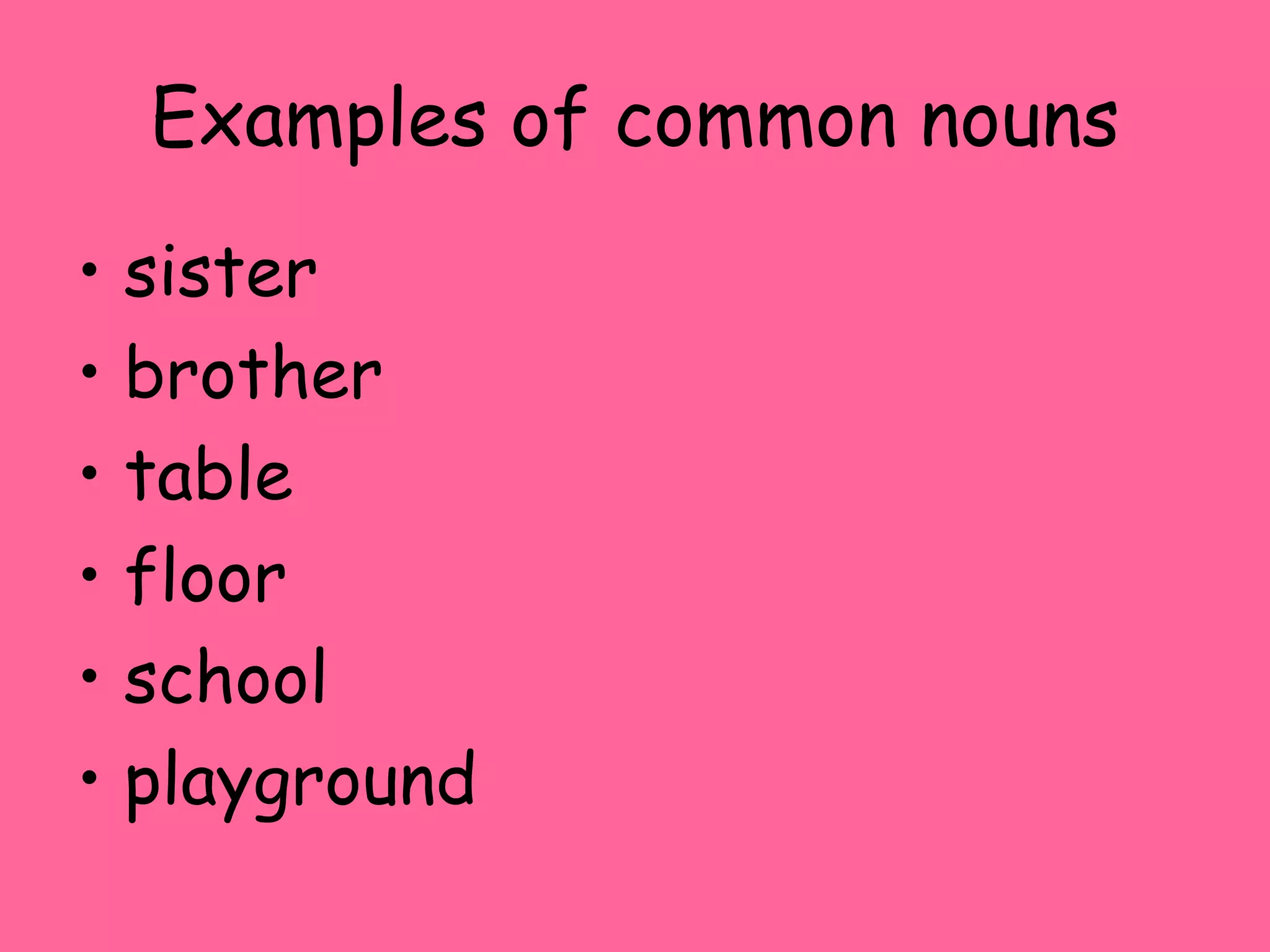 Common and proper nouns | PPT