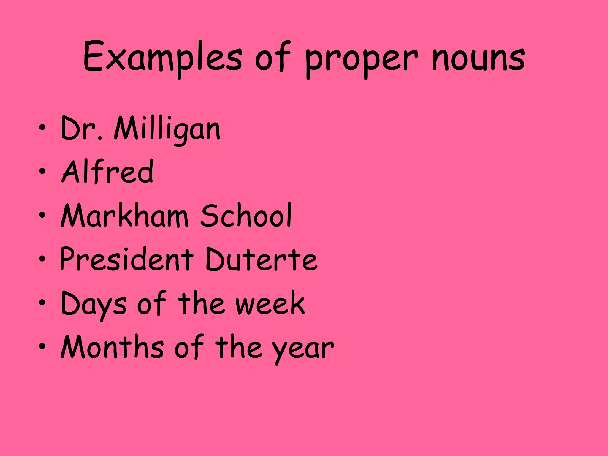Common and proper nouns | PPT