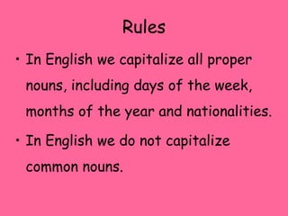 Common and proper nouns | PPT