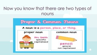 Common and proper nouns. Concrete and Abstract nouns | PPTX