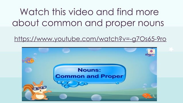 Common and proper nouns. Concrete and Abstract nouns | PPTX