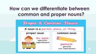 Common and proper nouns. Concrete and Abstract nouns | PPTX