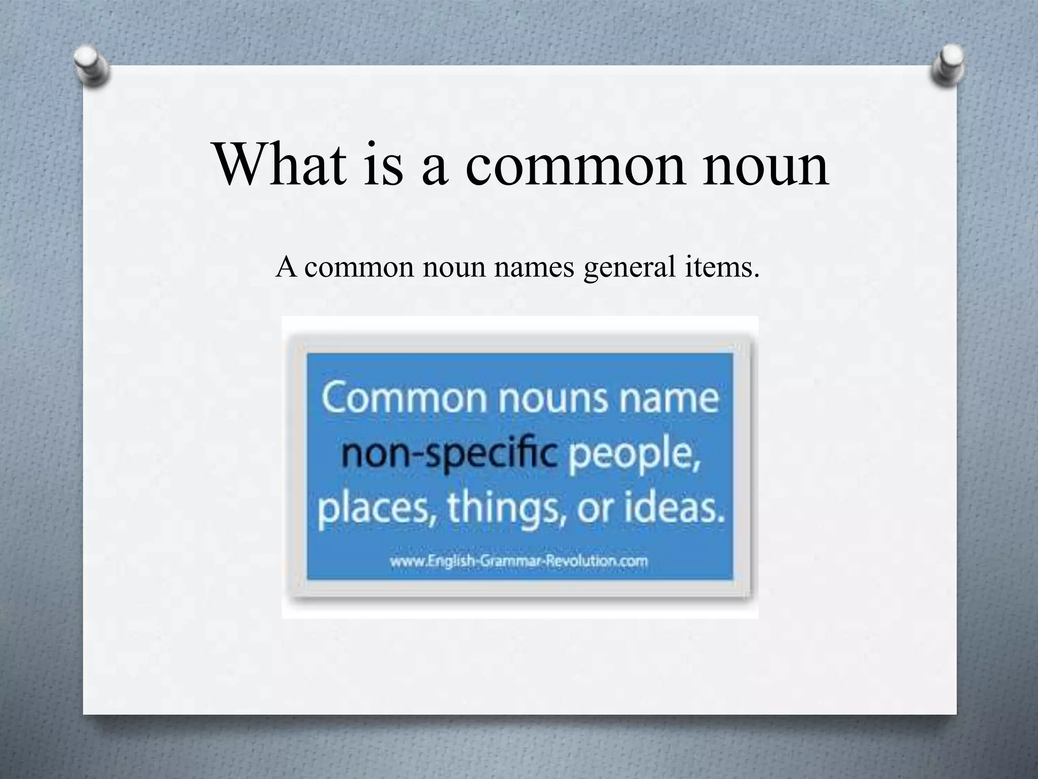 Common and proper nouns language | PPT