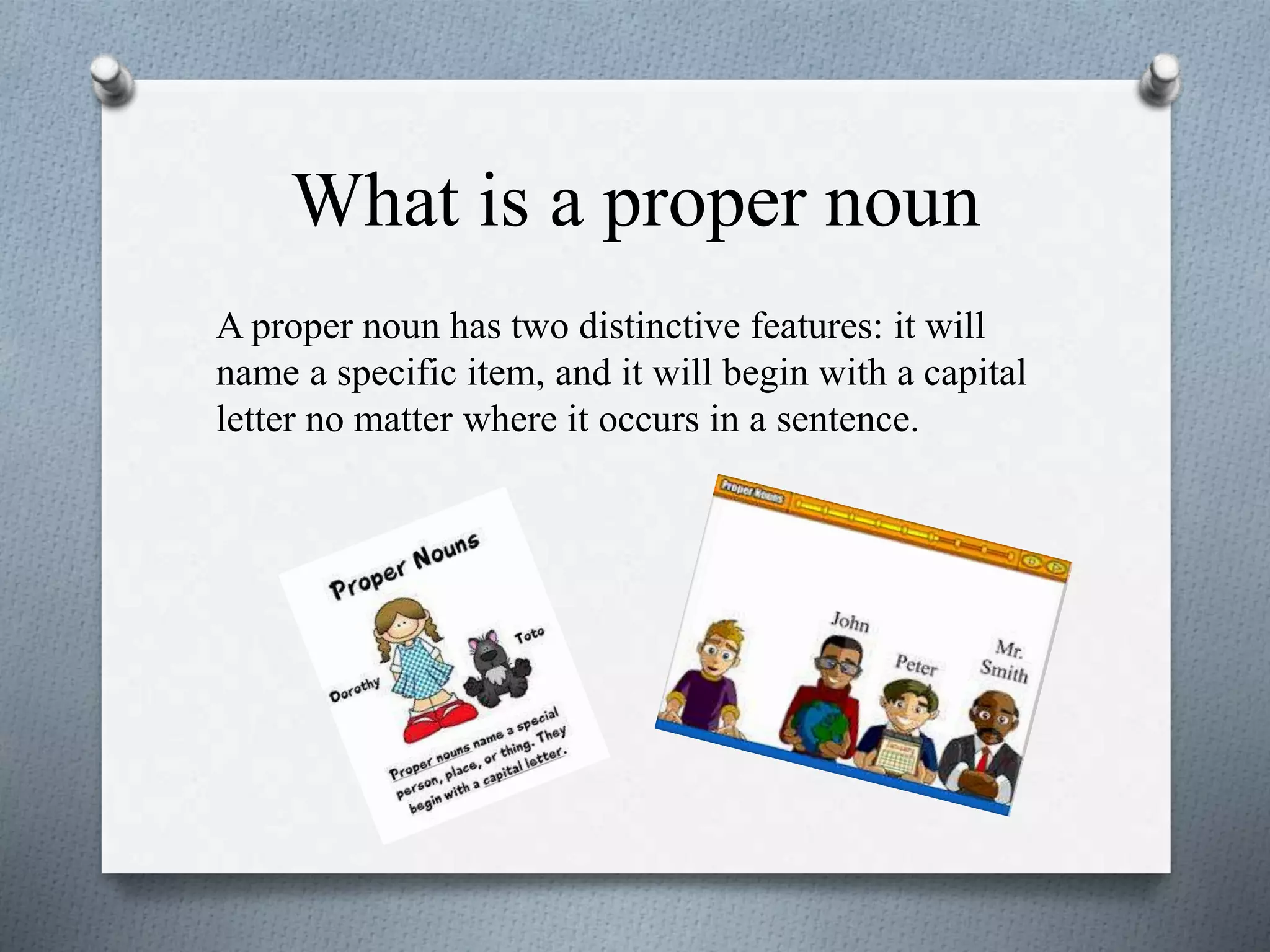 Common and proper nouns language | PPT