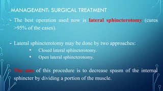 common anorectal diseases (hemorrhoids, anal fissure, rectal prolapse ...