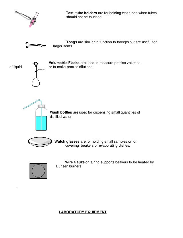Common apparatus and procedures