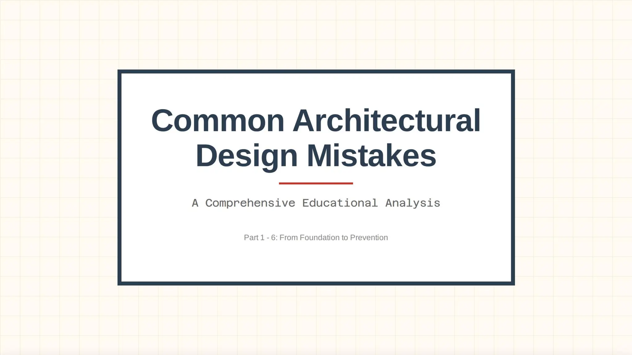 Common Architectural Design Mistakes.pdf