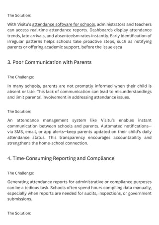 Common Attendance Management Challenges and How to Solve Them | PDF