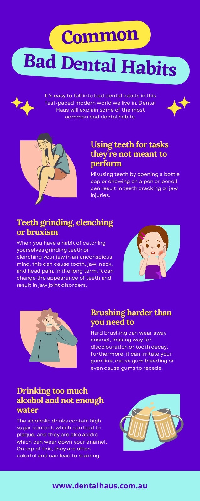 Common Bad Dental Habits