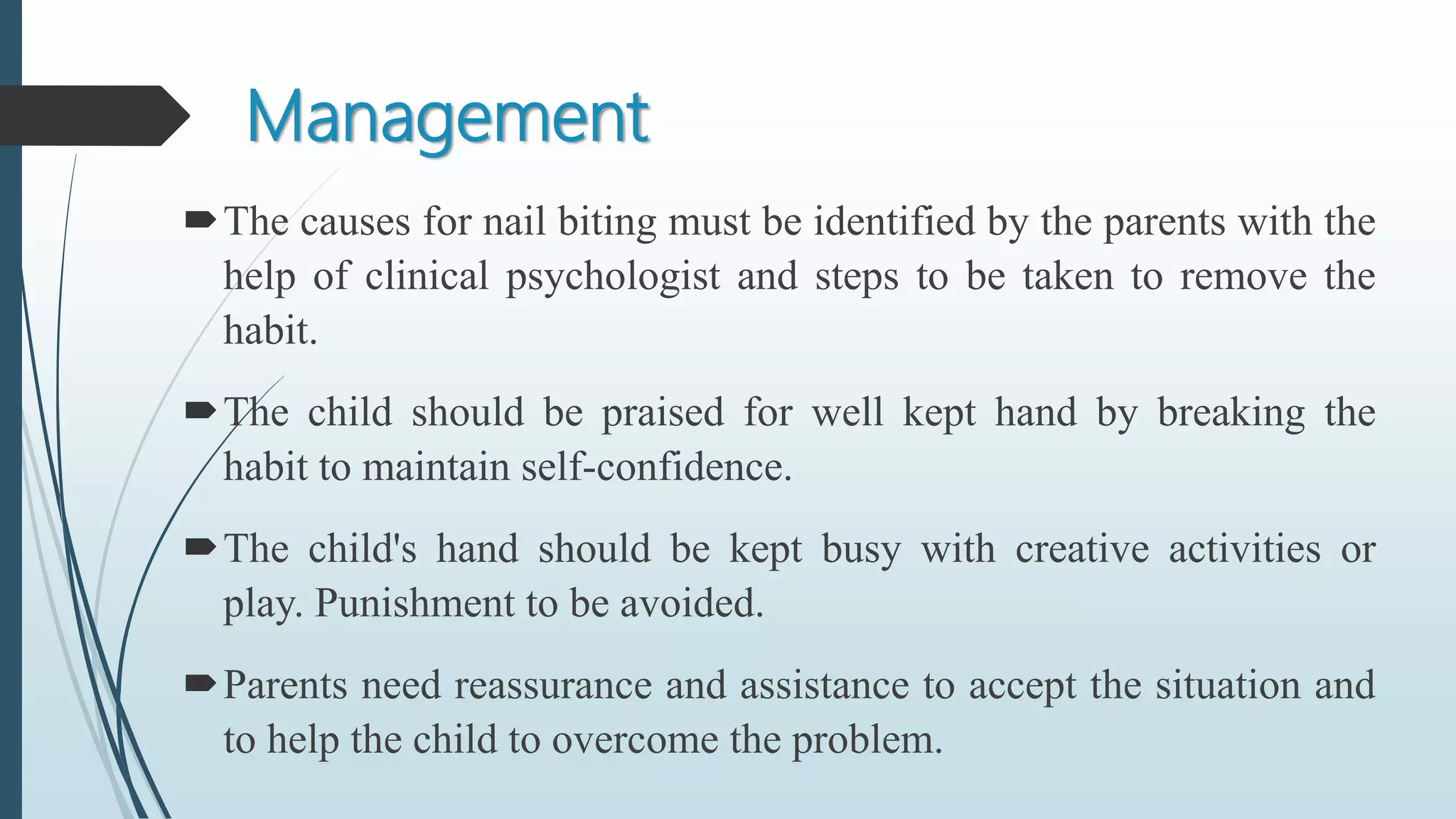 COMMON BEHAVIORAL PROBLEMS AND THEIR MANAGEMENT in PEDIATRICS | PPTX