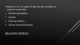 Common behavioral problems in children | PPTX