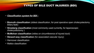 Common Bile duct injuries and their management (Recent guidelines 2022 ...