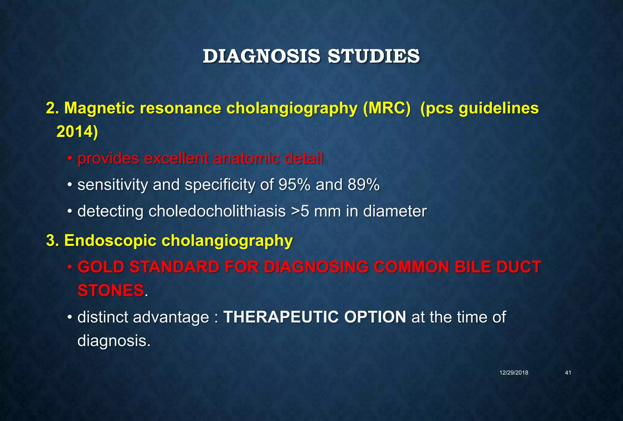 Common bile duct stone | PPT