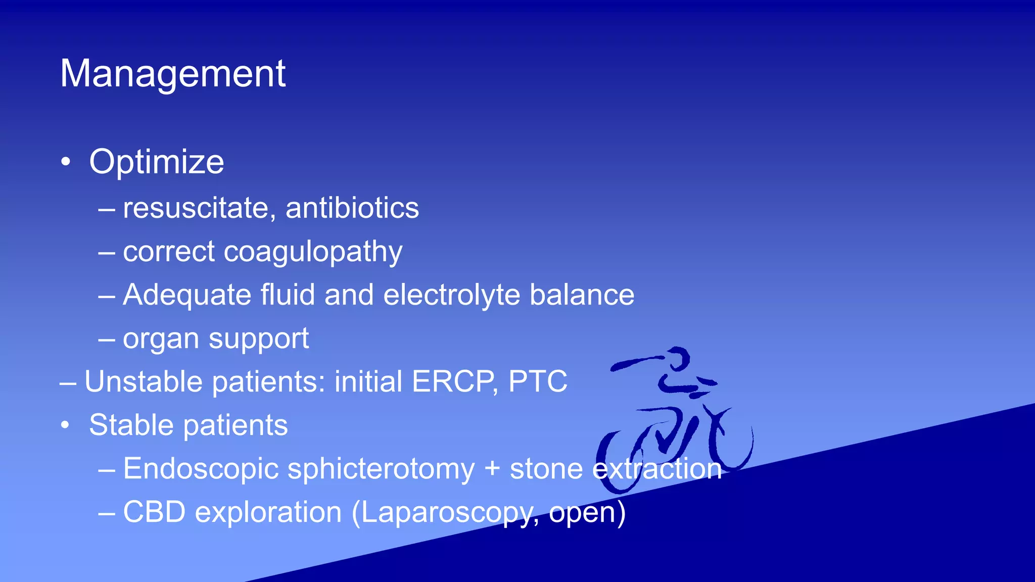 Obstructive jaundice secondary to common bile duct stones | PPT