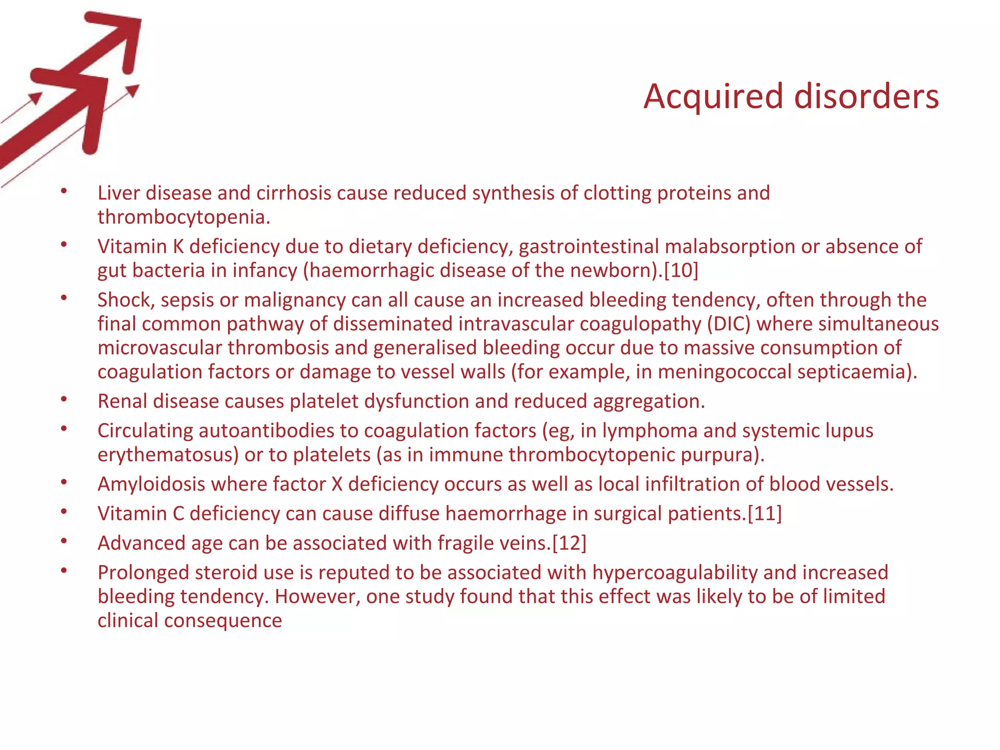 Common bleeding and clotting disorders | PPT