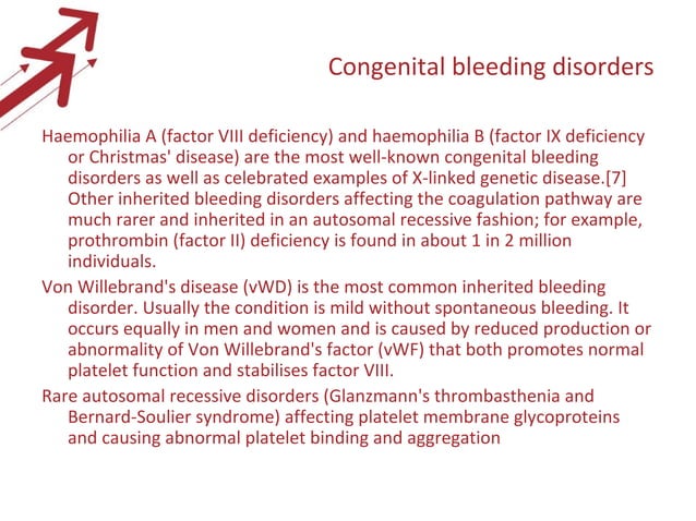 Common bleeding and clotting disorders | PPT | Blood Disorders | Diseases and Conditions