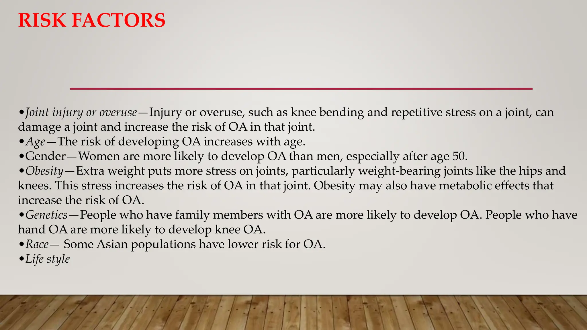 Common Bone Pathologies esp arthrit.pptx | Bone and Joint Conditions ...