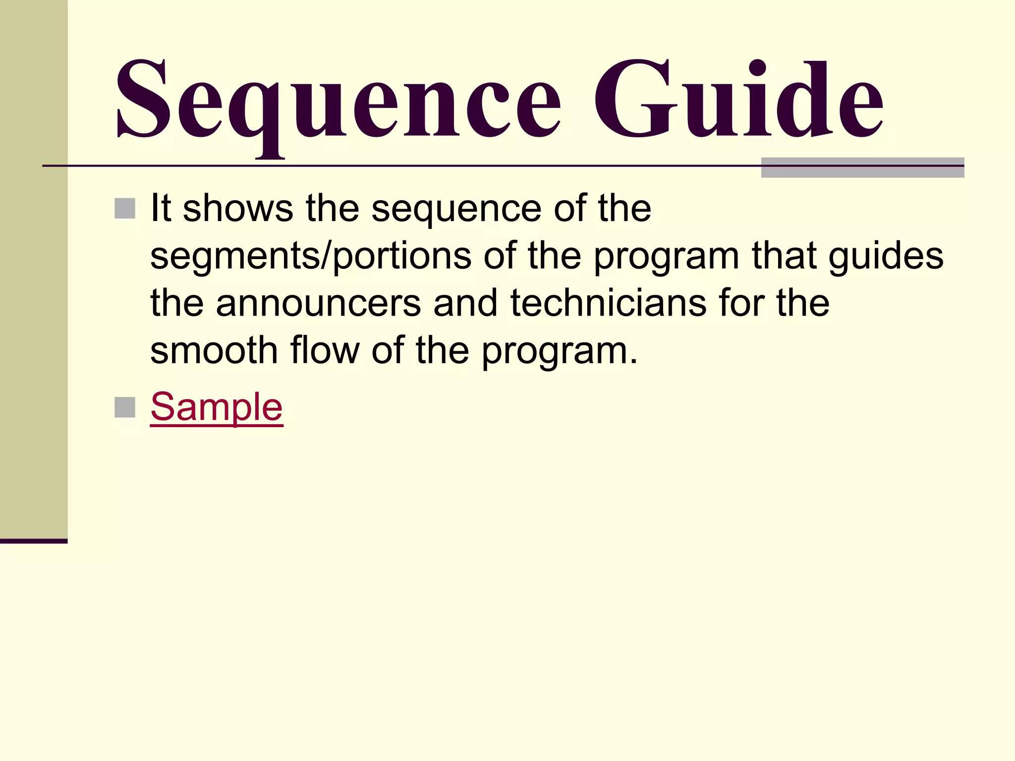Common Broadcast Terms (Radio & TV) | PDF