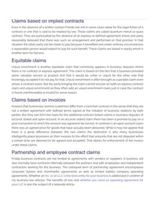 common business dispute legal claims by business lawyer David Steinfeld.pdf