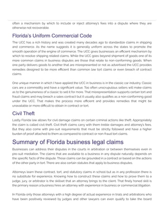 common business dispute legal claims by business lawyer David Steinfeld.pdf