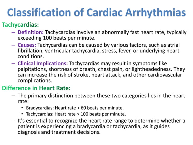 common cardiac arrhythmias.ppsx | Heart and Cardiovascular Diseases | Diseases and Conditions