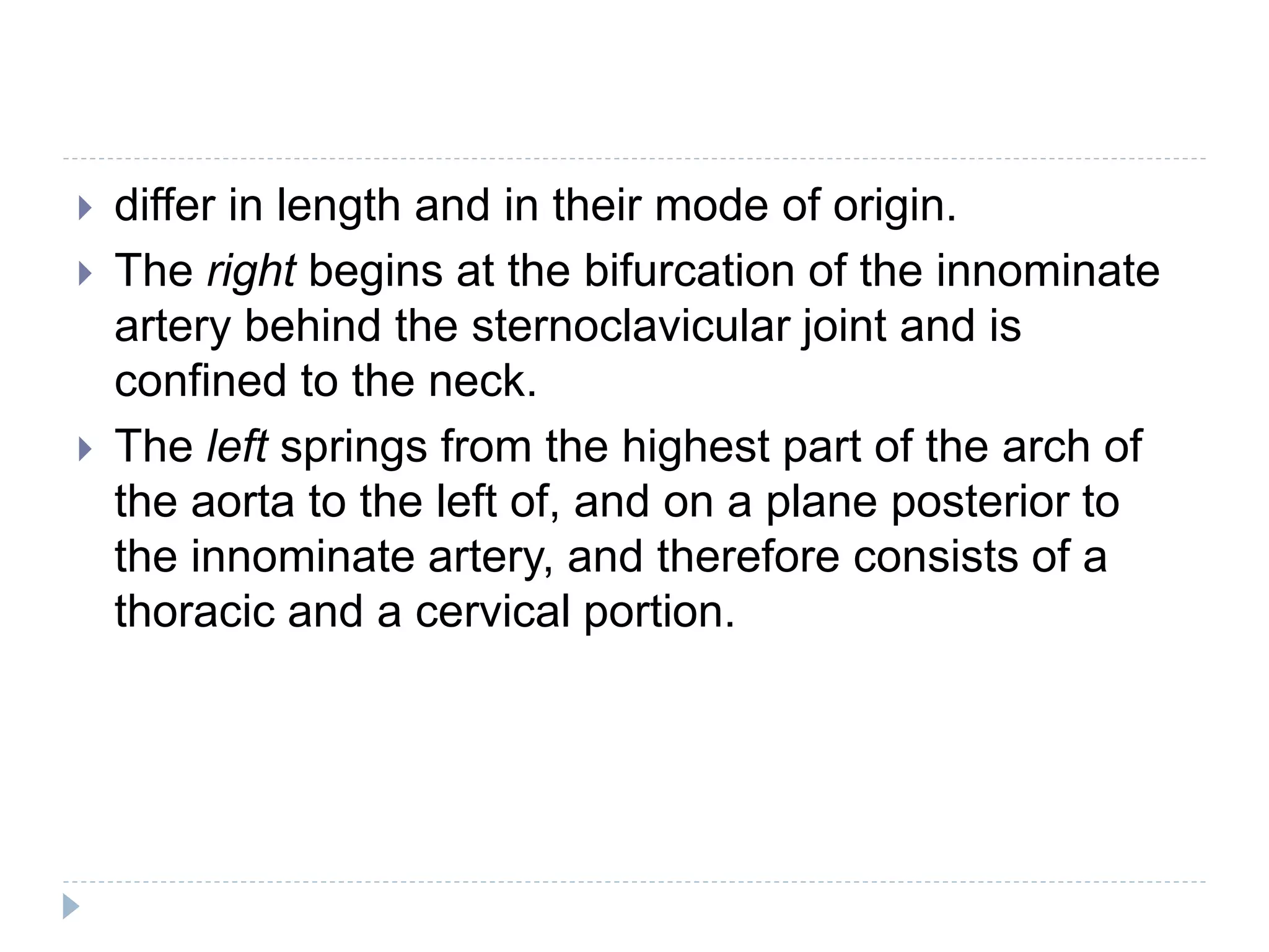 Common carotid artery | PPTX