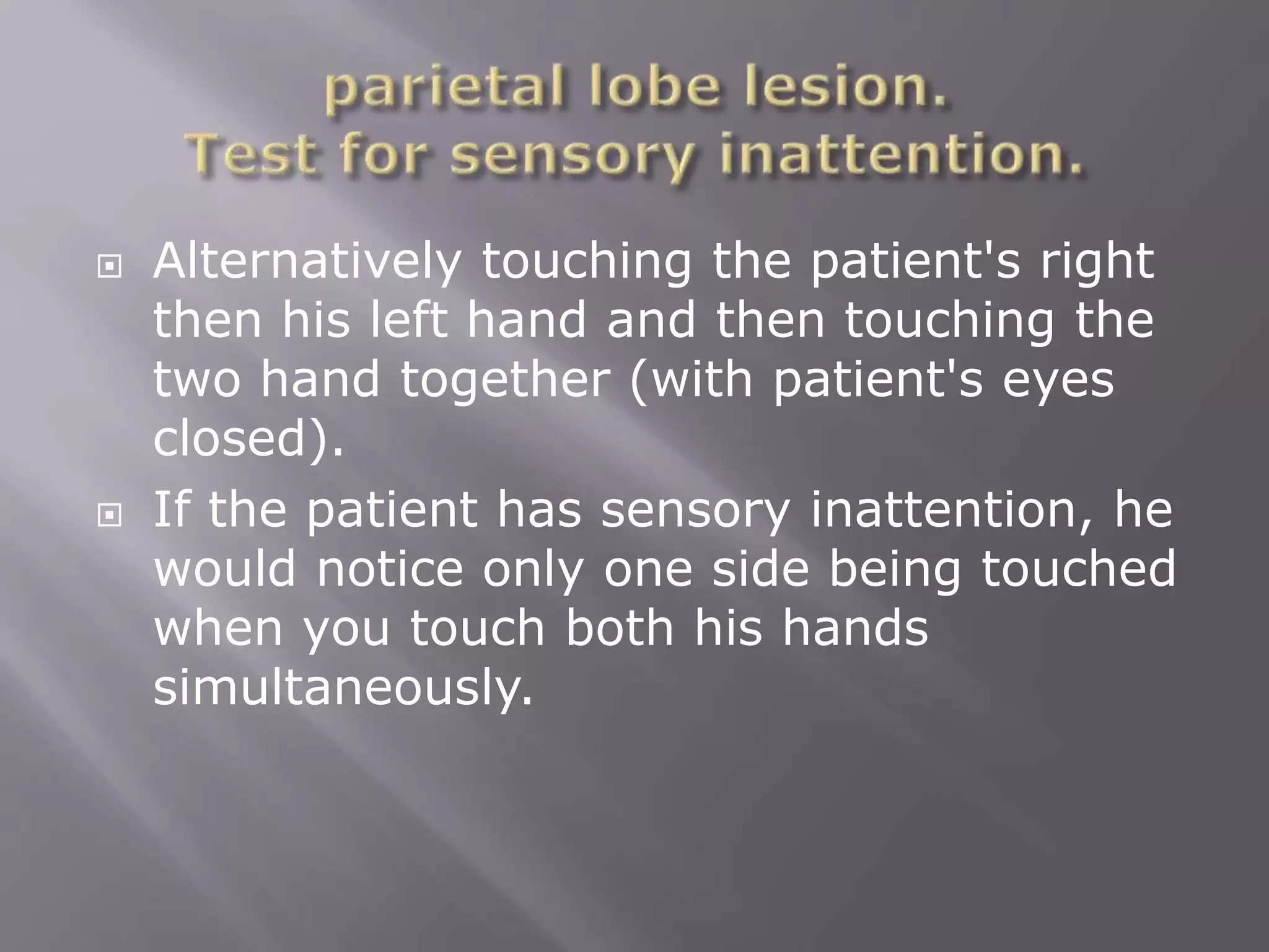 Common Cases: Neurological Visual Field defects | PPTX
