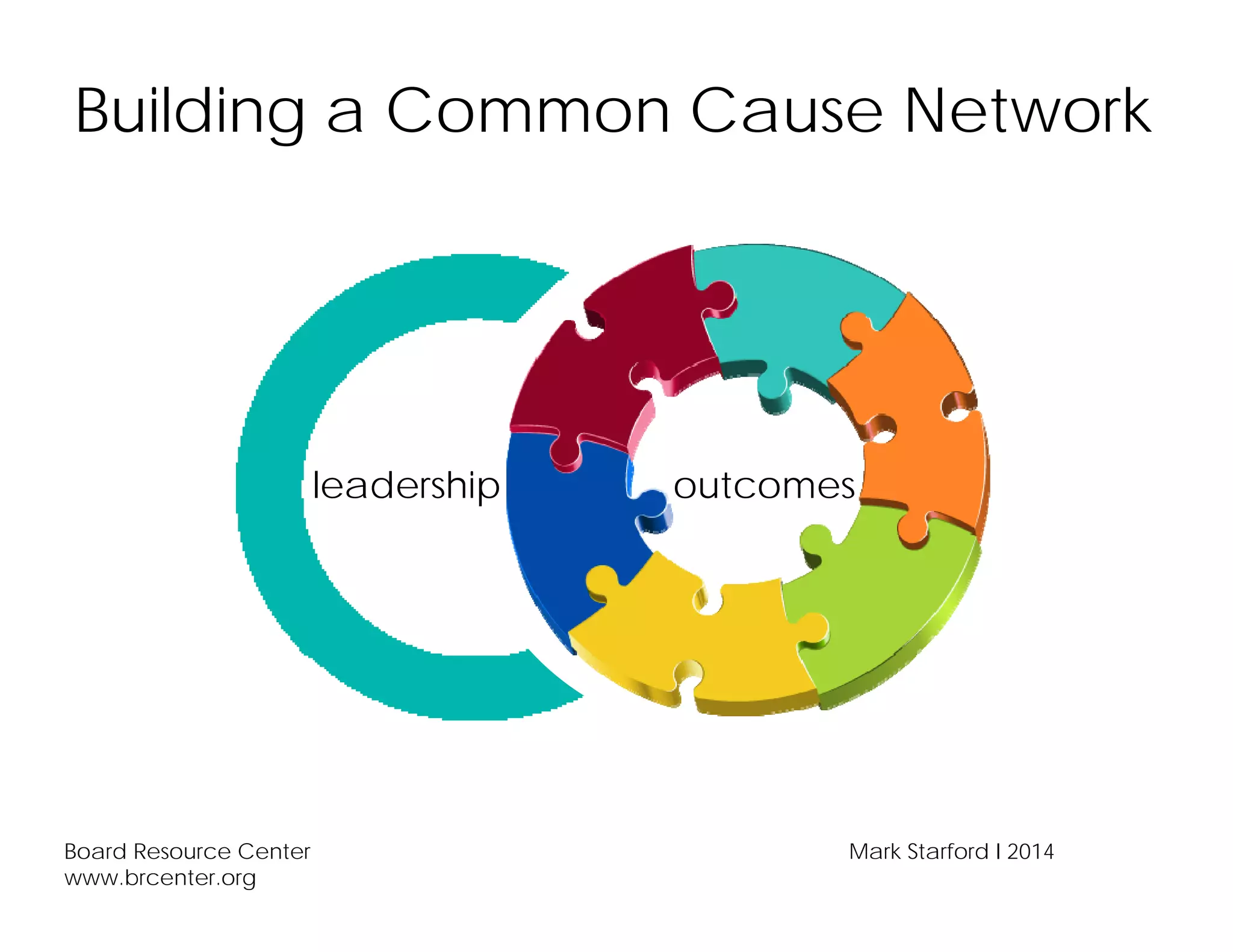 Creating Common Cause Networks | PPT