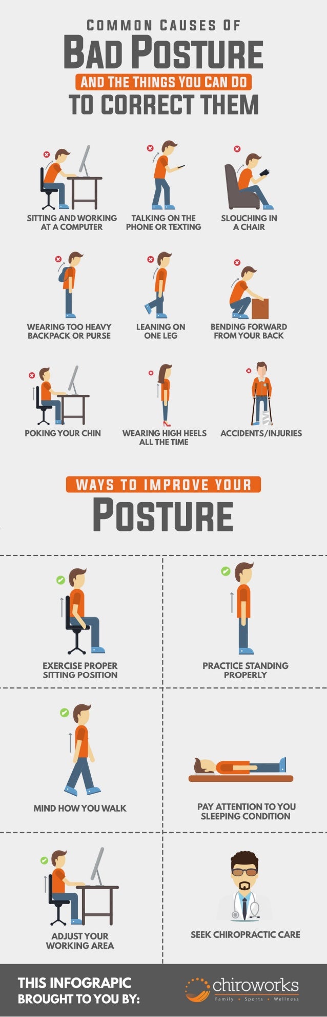 Common Causes Of Bad Posture And The Things You Can Do To Correct Them Common Causes Of Bad Posture And The Things You Can Do To Correct Them