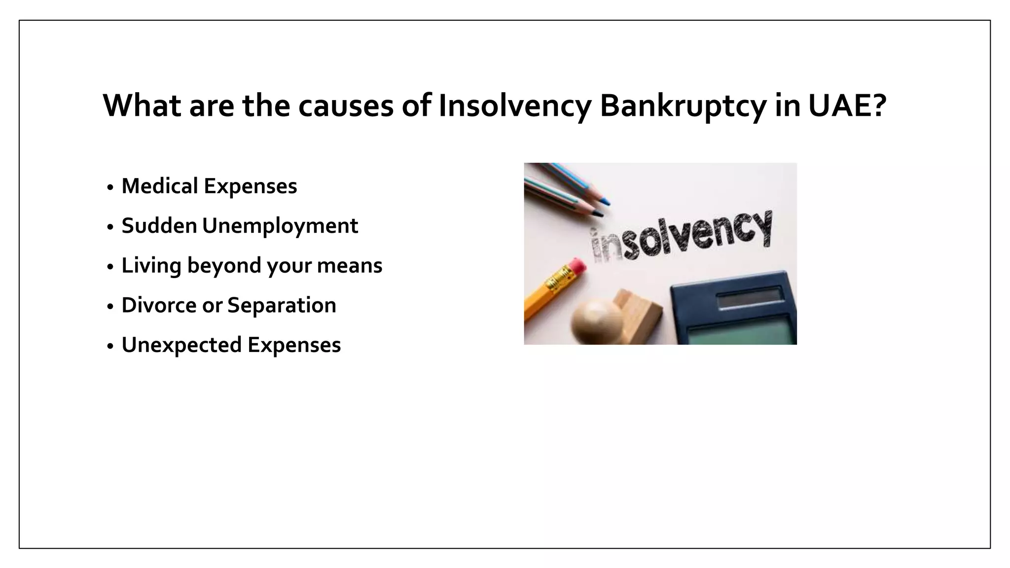 Common causes of bankruptcy | PPTX