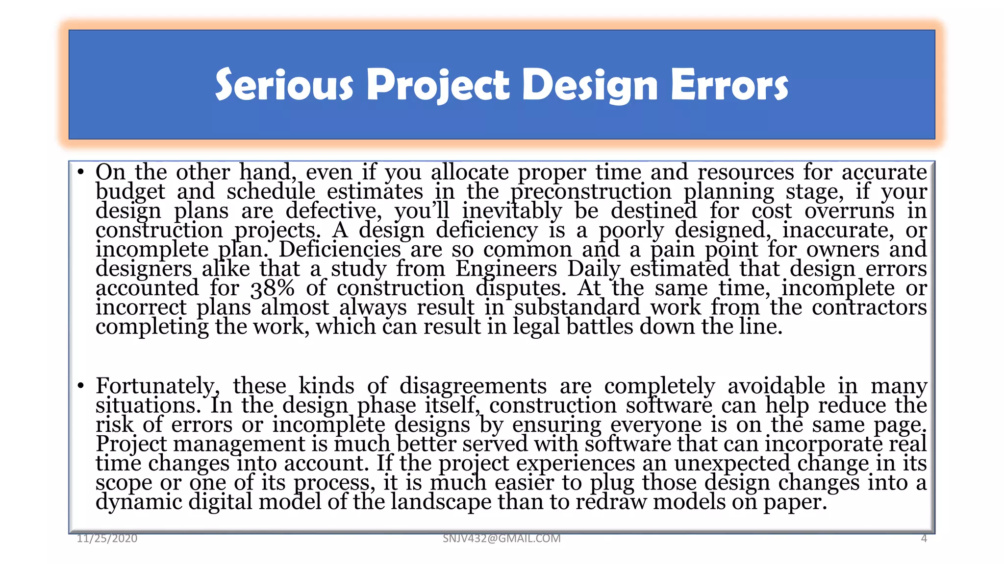 Common causes of cost overruns in construction projects | PDF