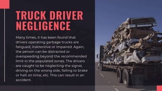 Common Causes of Garbage Truck Accidents | PPT