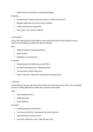 Common Causes of Steel Wire Rope Failure and How to Prevent Them | DOCX
