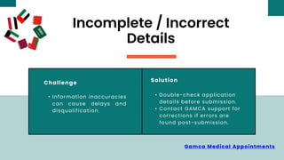 Common Challenges and Solutions in the GAMCA Medical Appointment ...