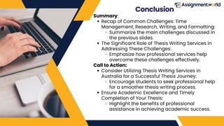 Common Challenges Faced by Students and How Thesis Writing Services in ...