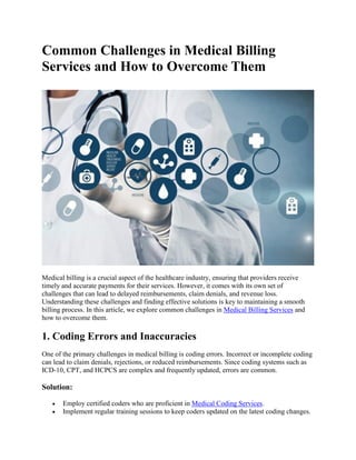 Common Challenges in Medical Billing Services and How to Overcome Them.pdf