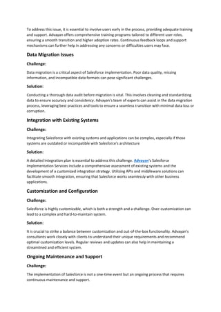 Common Challenges in Salesforce Implementation and How to Overcome Them ...