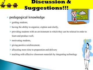 Common characteristics of an effective English language teacher | PPT