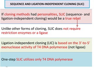 Common cloning technique | PPTX