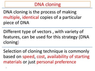 Common cloning technique | PPTX
