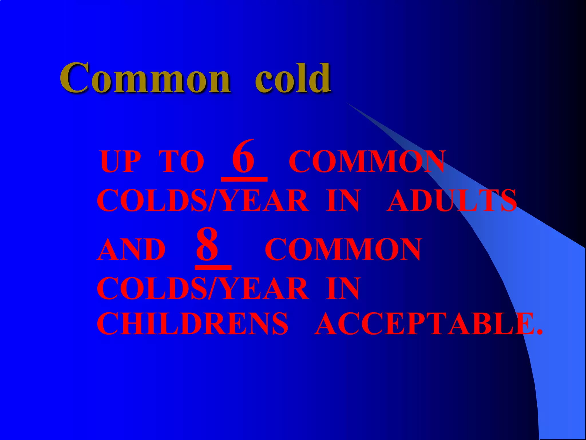 Common cold | PPTX