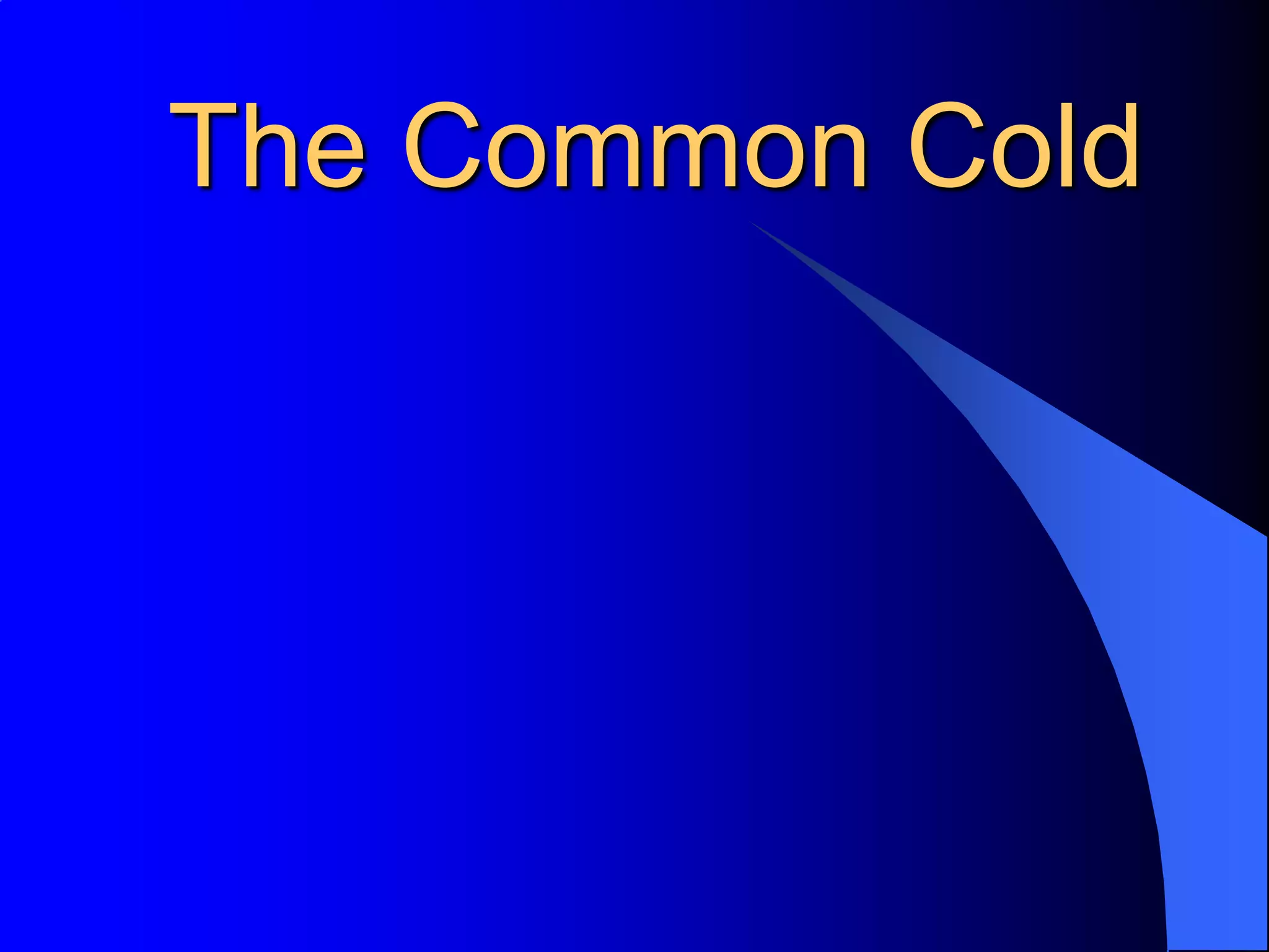 Common cold | PPT