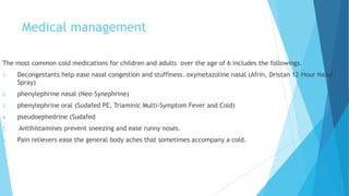 Common cold | PPTX